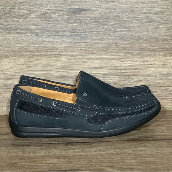 Vionic | Shoes | Vionic Earl Black Leather Boat Shoe Sz 85 | Poshmark